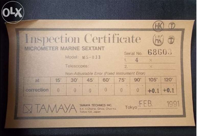 Index/Instrument Error Correction in Sextant Measurements | Math ...